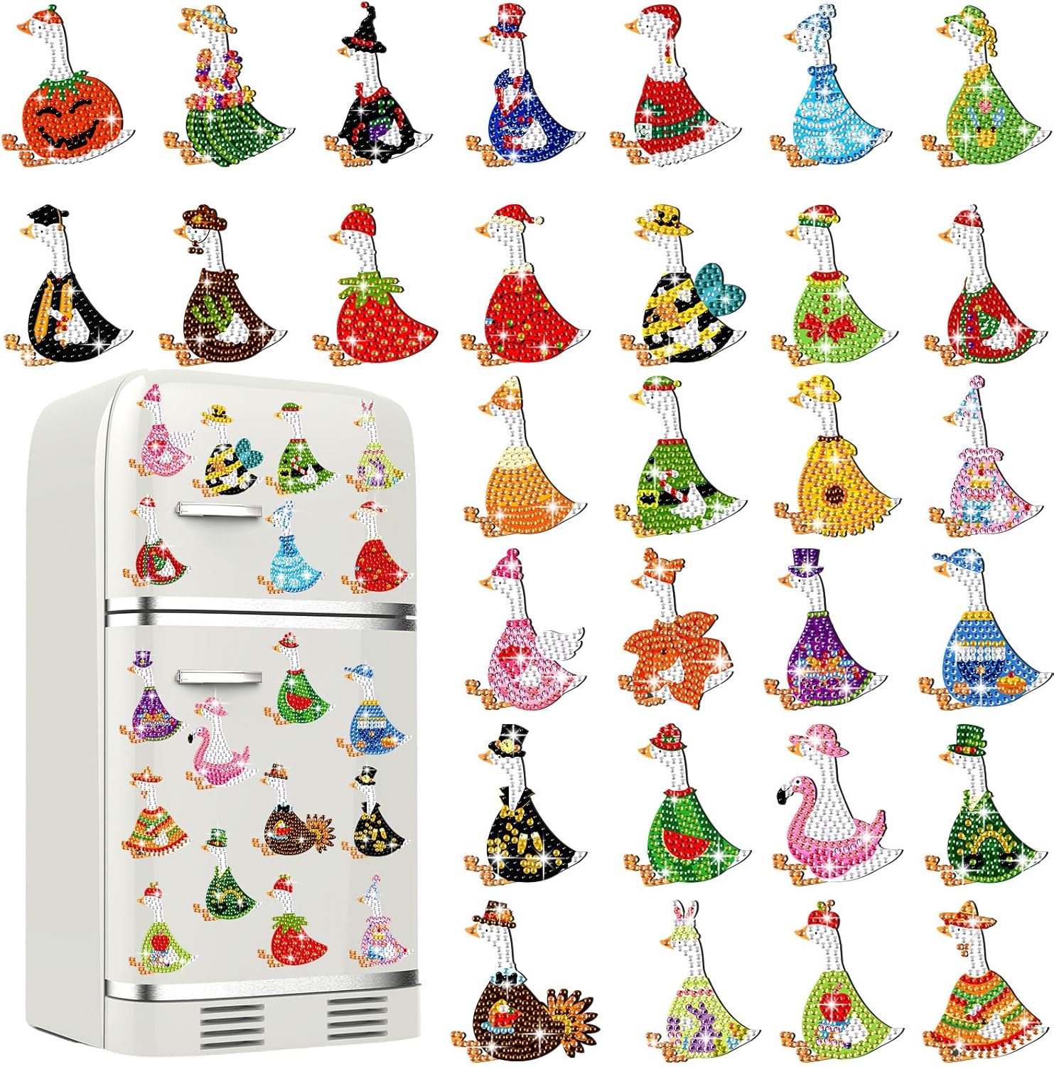 Amazon.com: Liliaafar 30 Pcs Diamond Painting Magnets Set Diamond Art ...