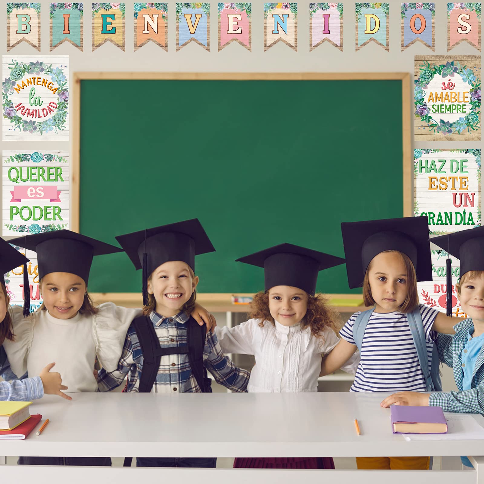 Snapklik.com : 21 Pieces Bienvenidos Inspirational Spanish Posters ...