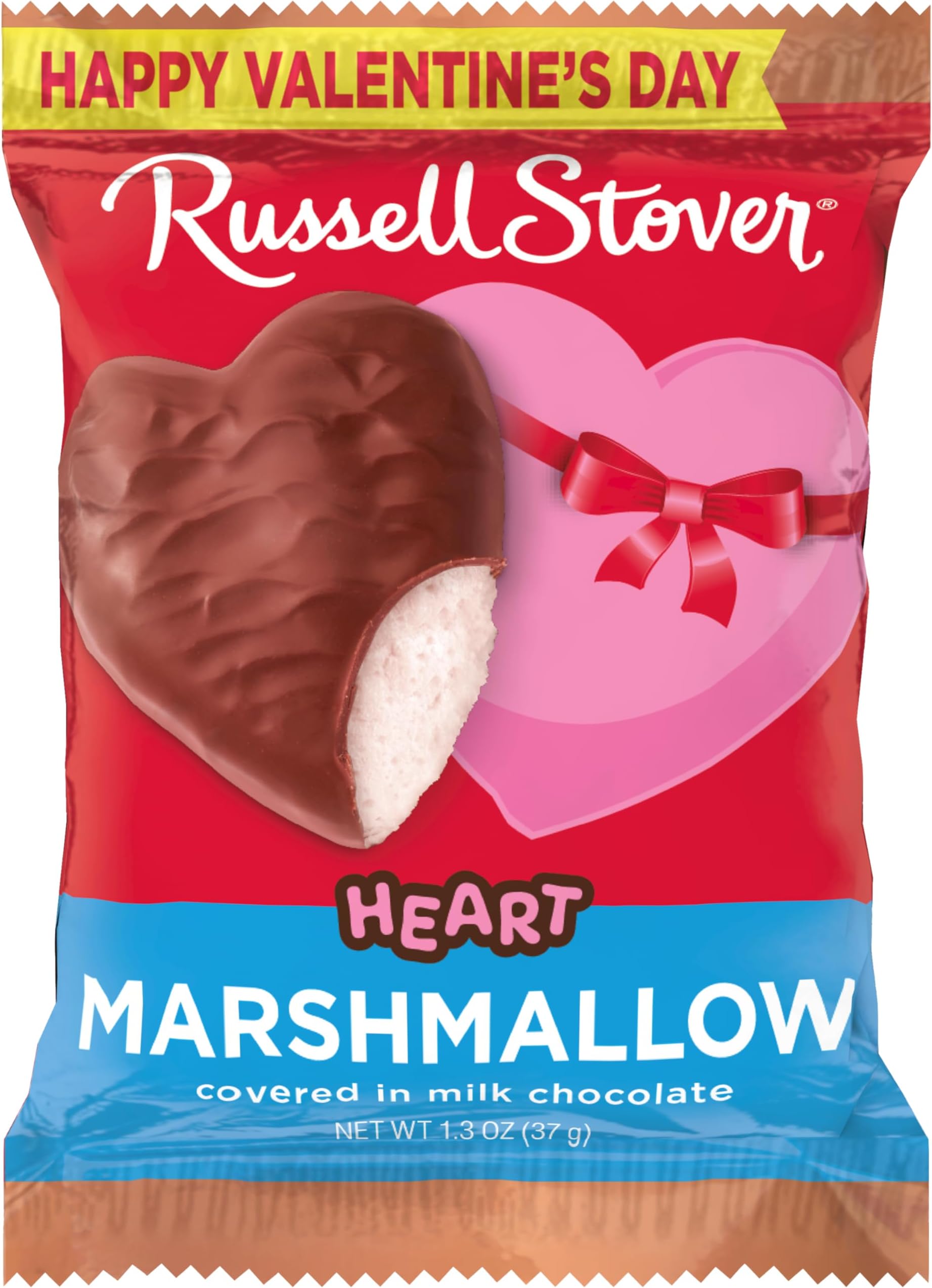 Amazon.com: RUSSELL STOVER Valentine's Day Milk Chocolate Marshmallow ...