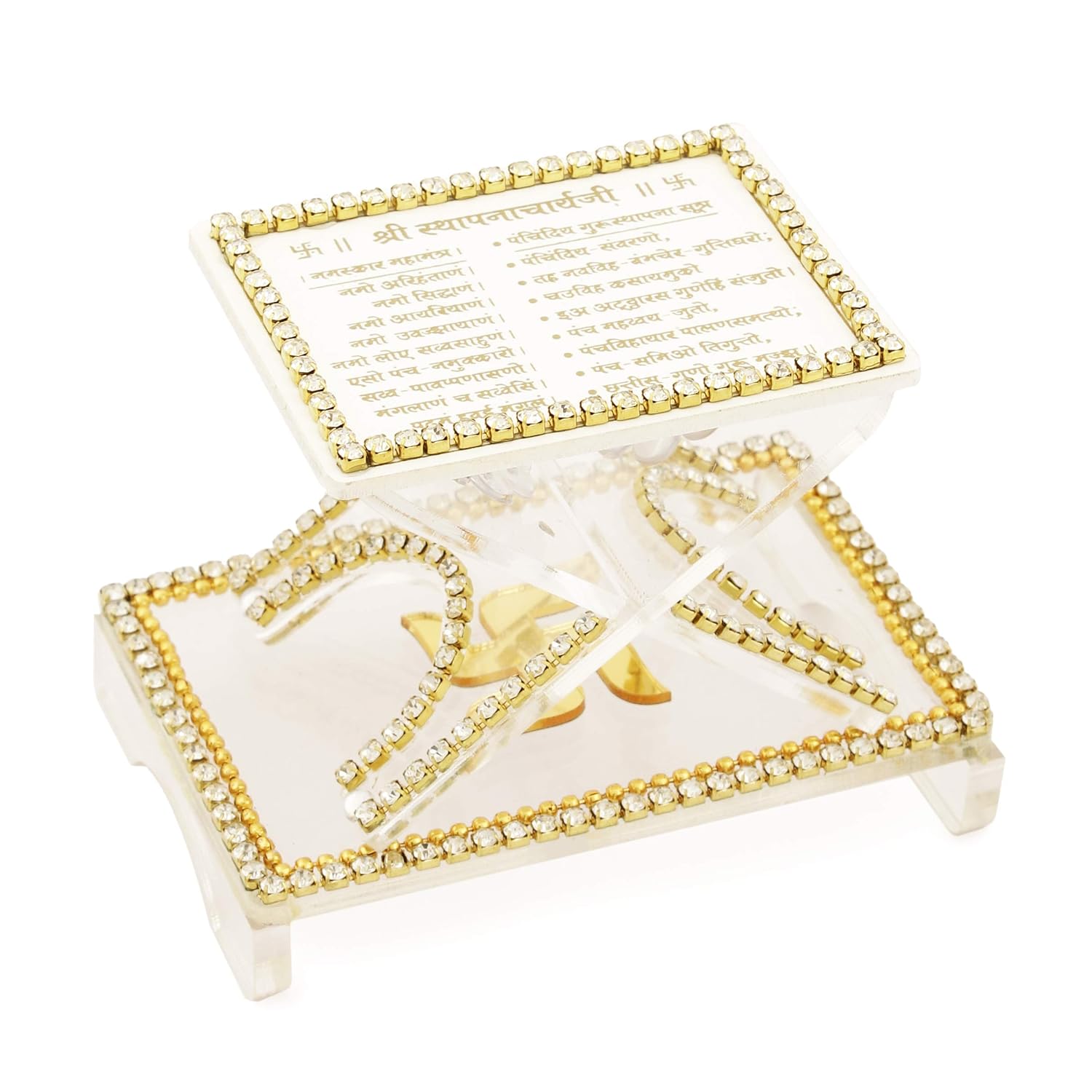 Buy Arham Online Acrylic Handicraft Decorative Jain Diamond Lays Fancy ...