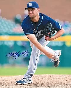 Matt Andriese Autographed Photo - 8x10 COA - Autographed MLB Photos at ...