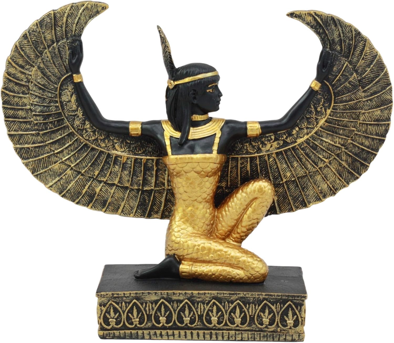 Amazon.com: Ebros Ancient Egyptian Civilization Kneeling Goddess Maat ...