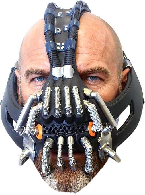 Amazon.com: Bane Mask Adult Men Props for Halloween Facek Mask Costume ...