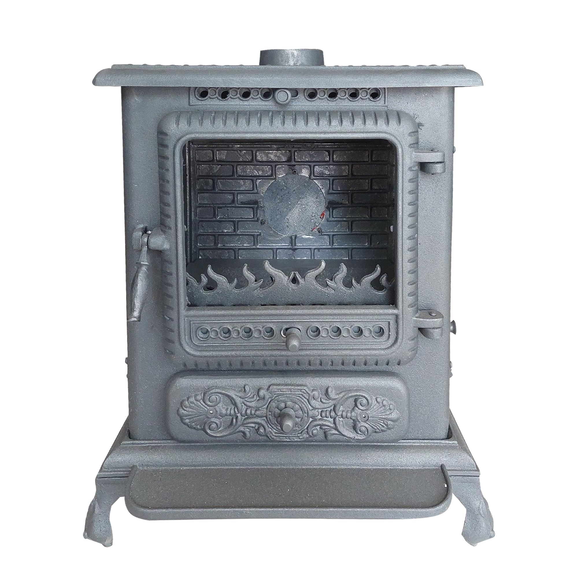 Antique Parlor Stove As Outdoor Fireplace The Favorite Part Of My