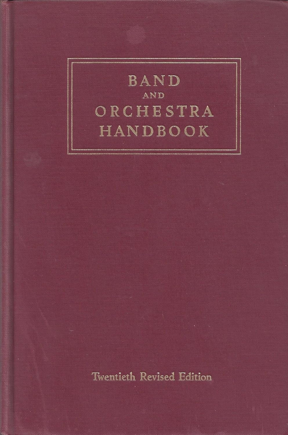 Band and Orchestra Handbook: PAN-AMERICAN BAND INSTRUMENTS: Amazon.com ...