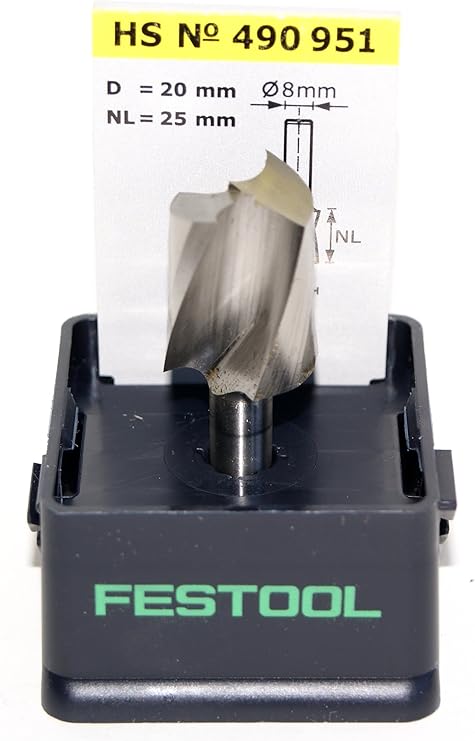 Festool 490951 Spiral Bit HSS 20x25mm - Spiral Router Bits - Amazon.com