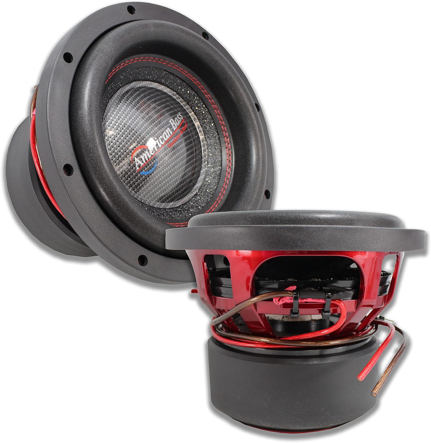 Amazon.com: 2X American Bass Competition Subwoofer 10" 6000 Watts Dual ...