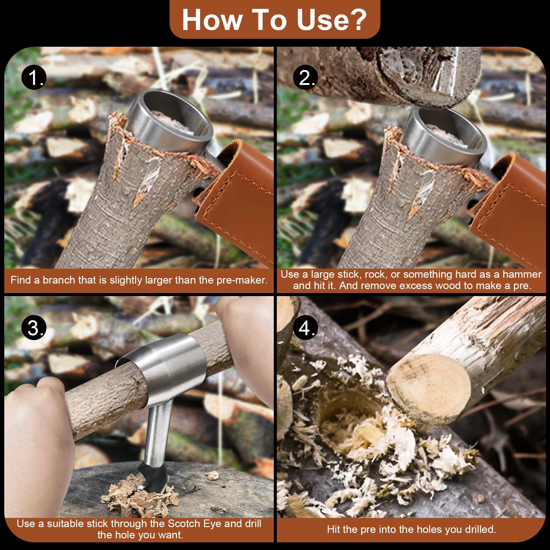 Snapklik.com : Bushcraft Hand Auger Wrench Bushcraft Gear And Equipment ...