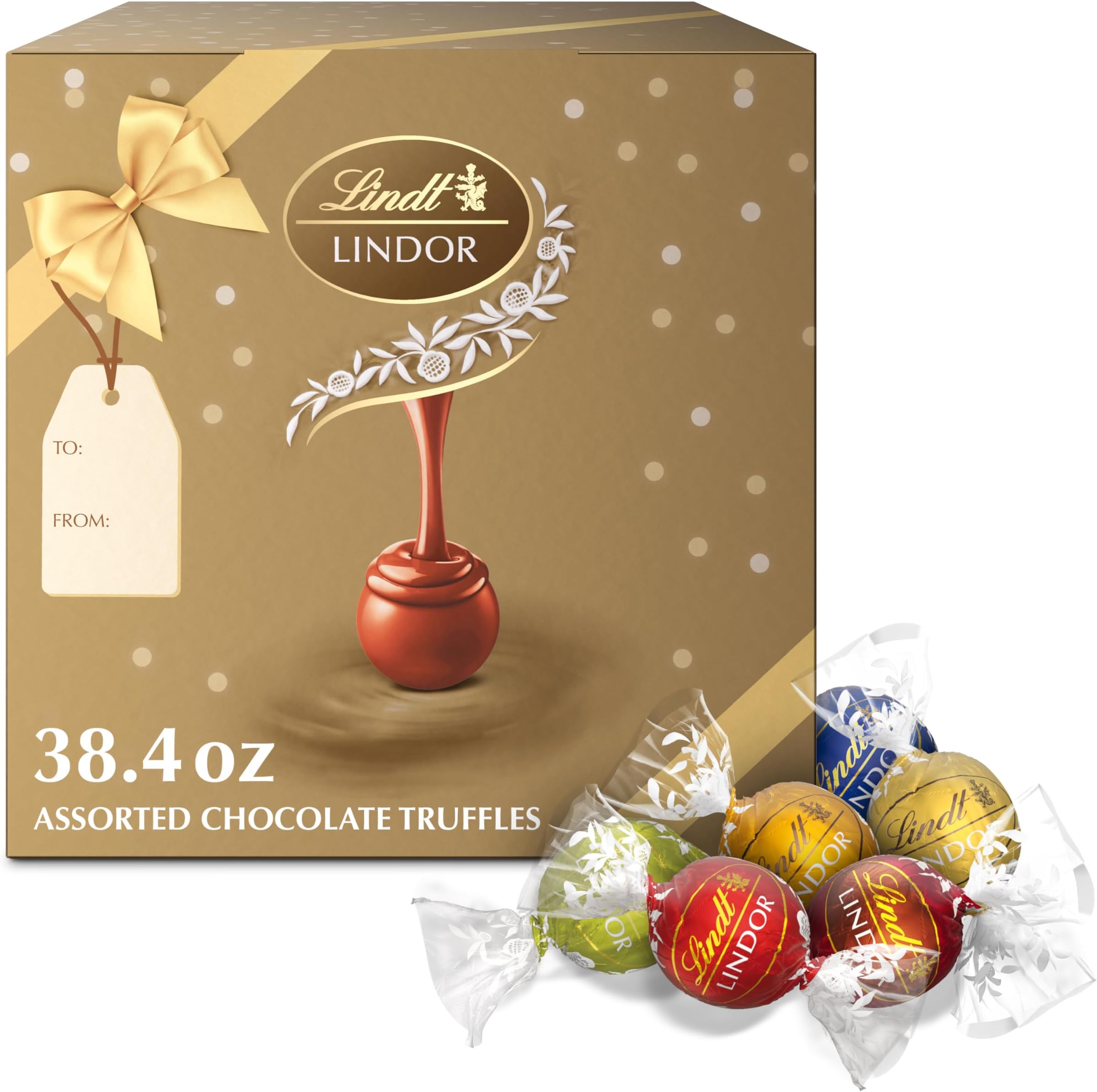 Amazon.com : Lindor Assorted Chocolate Truffles, 21.2 ounce : Lindt ...