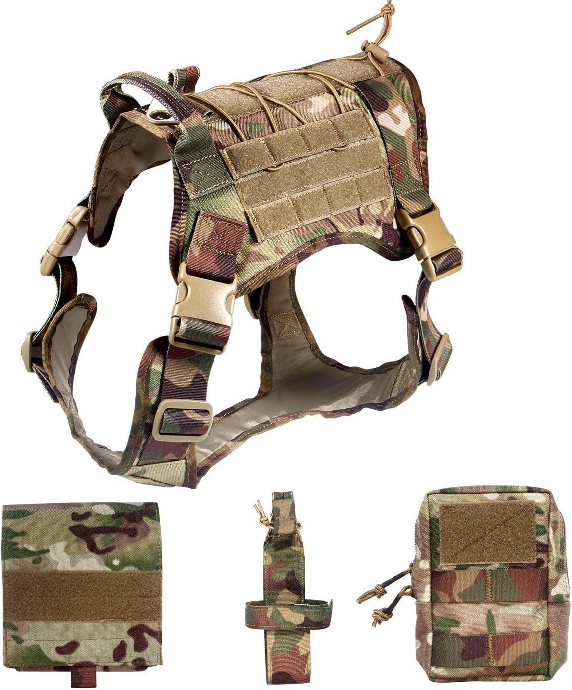 Amazon.com : Feliscanis Service Dog Vest Harness Training Tactical ...