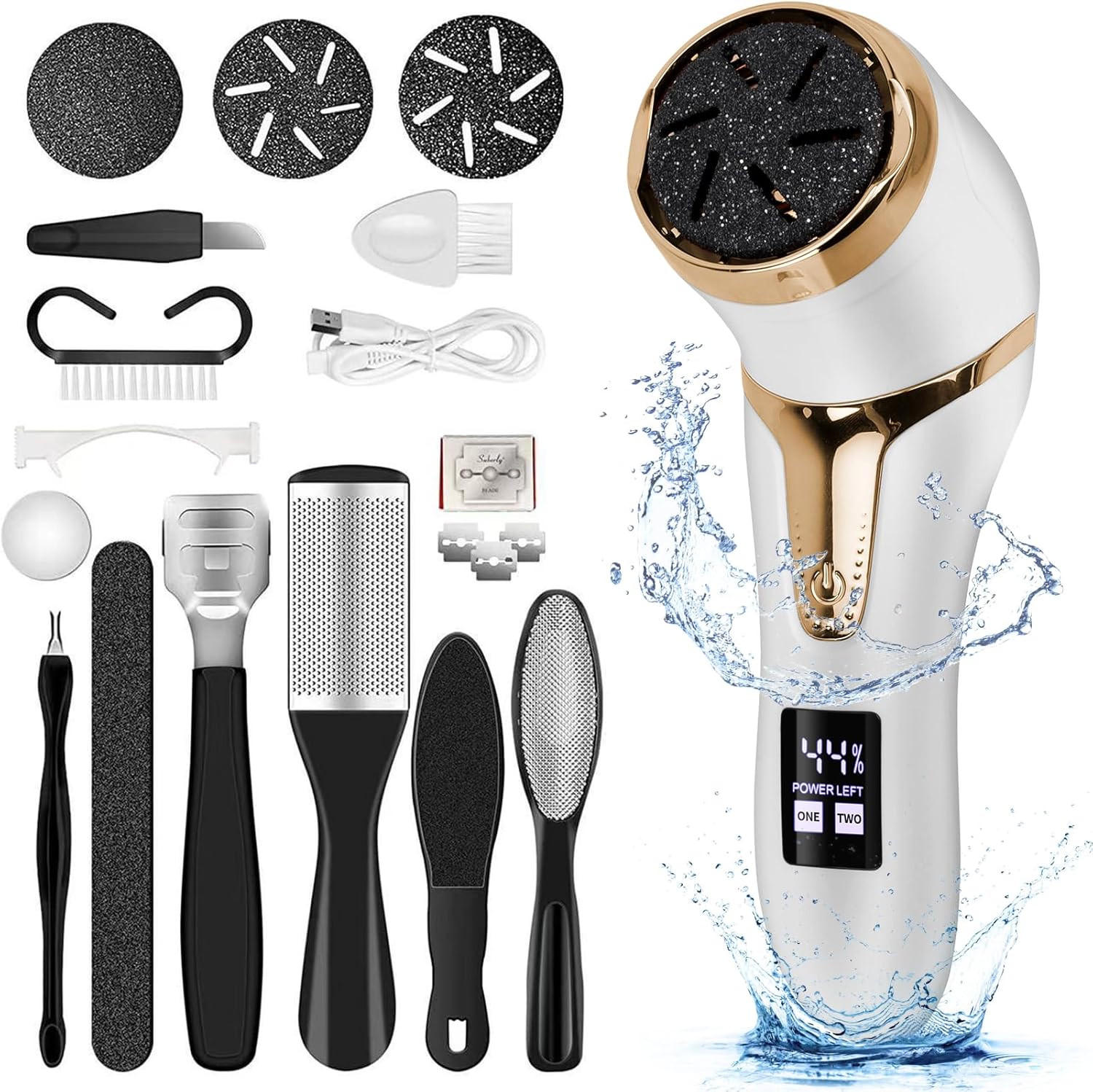 Amazon.com : Electric Foot Callus Remover - Waterproof, Rechargeable ...