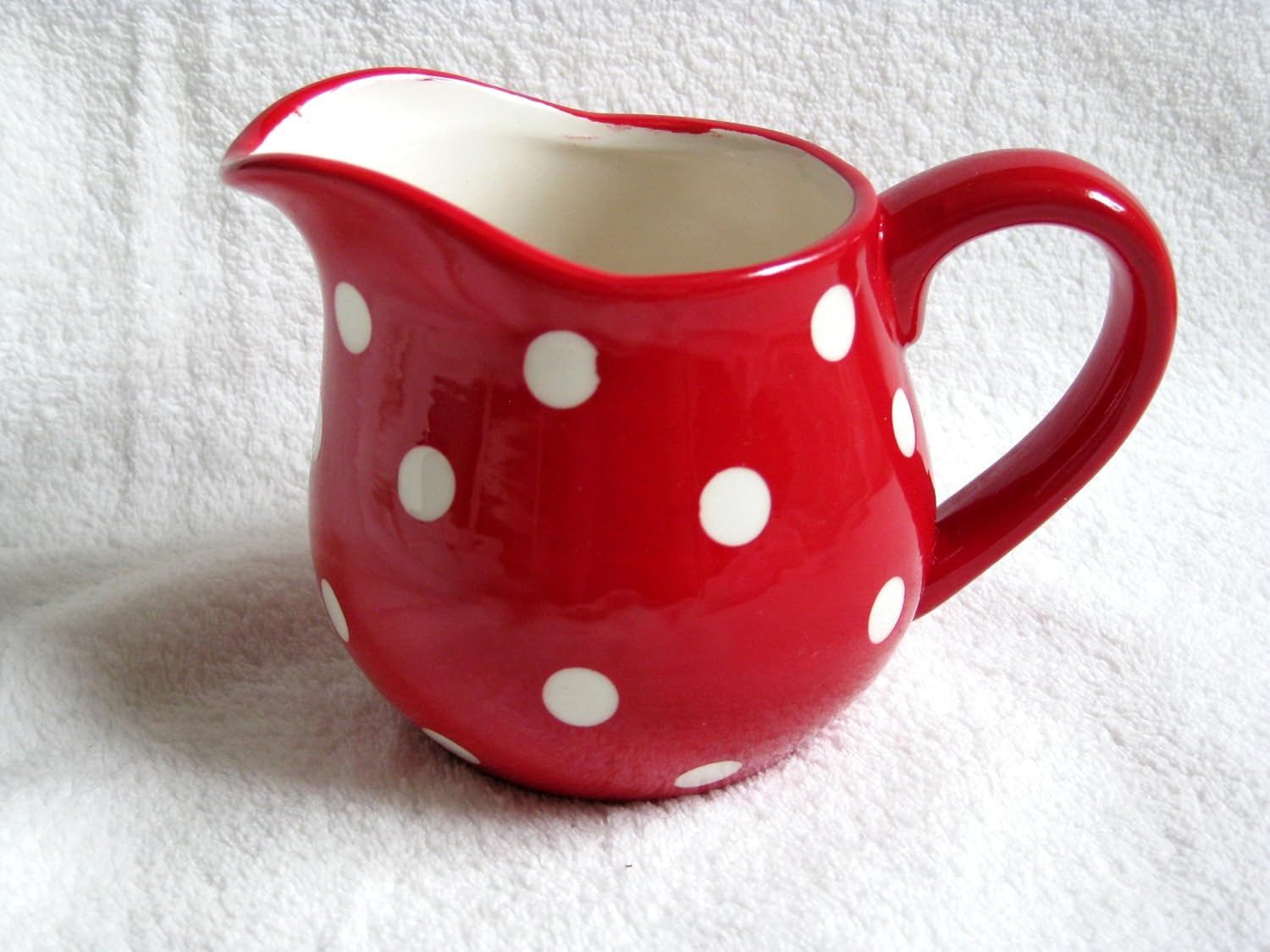 Red Spotty Milk Jug "Red Polka Dot Collection" : Amazon.co.uk: Home ...