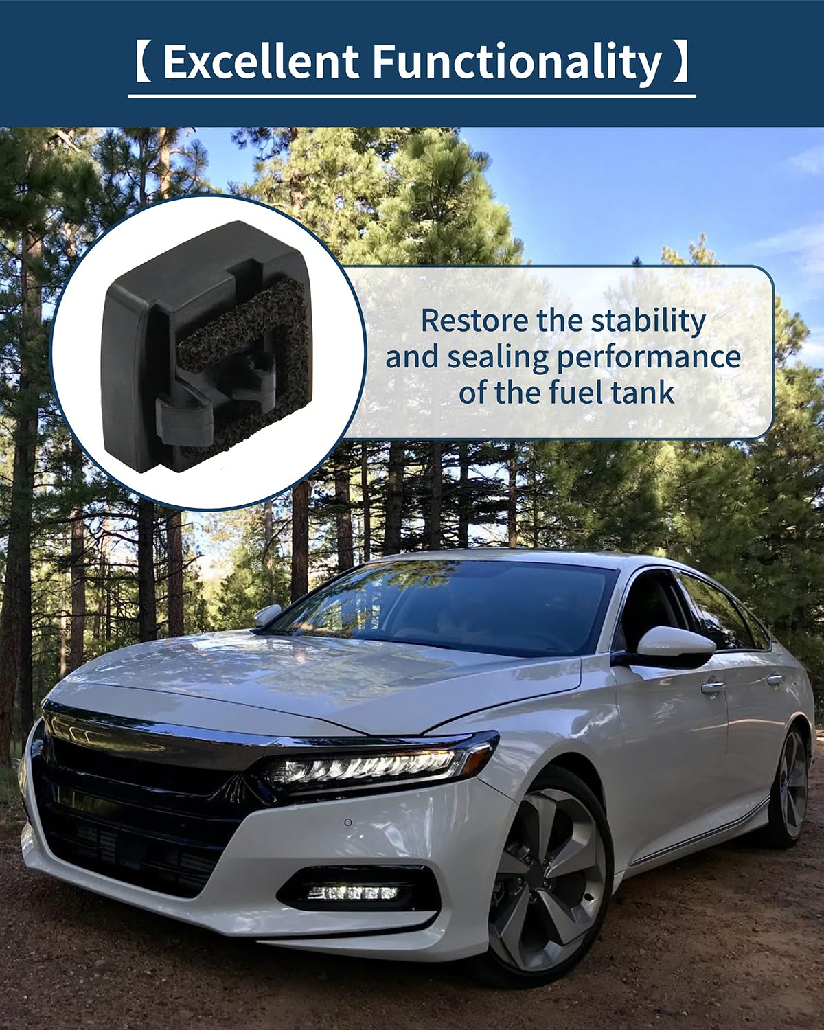 Snapklik.com : Fuel Gas Tank Door Cap Spring Clip Fit For Honda Accord ...