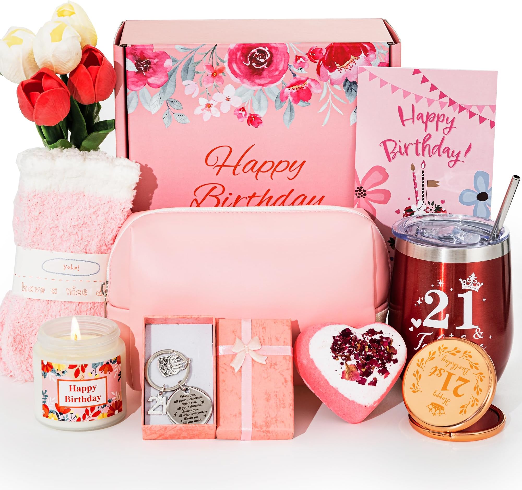 Amazon.com | YENCHORN 21st Birthday Gifts for Her 21st Birthday Gifts ...
