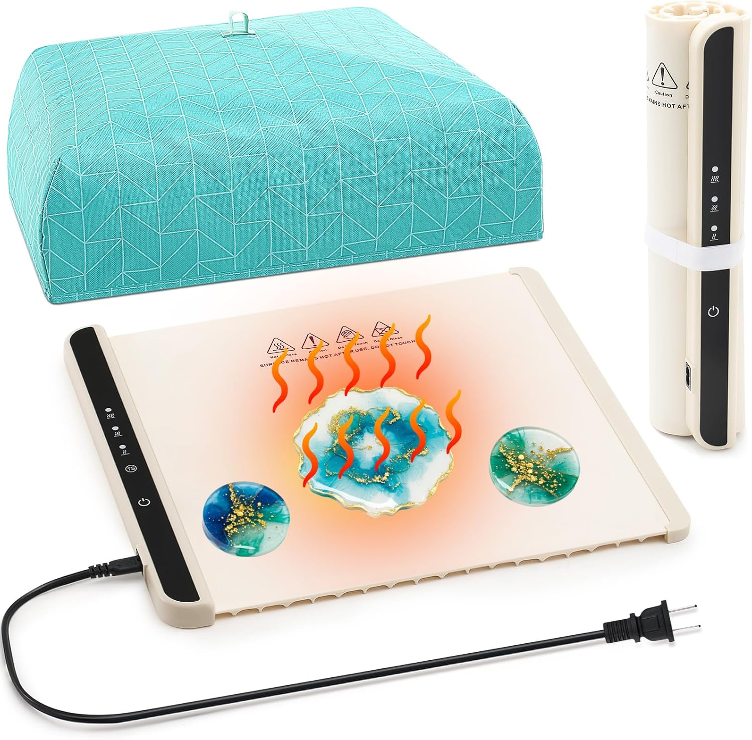 Amazon.com: Retisee Epoxy Resin Heat Mat with Curing Cover 17" x 15 ...