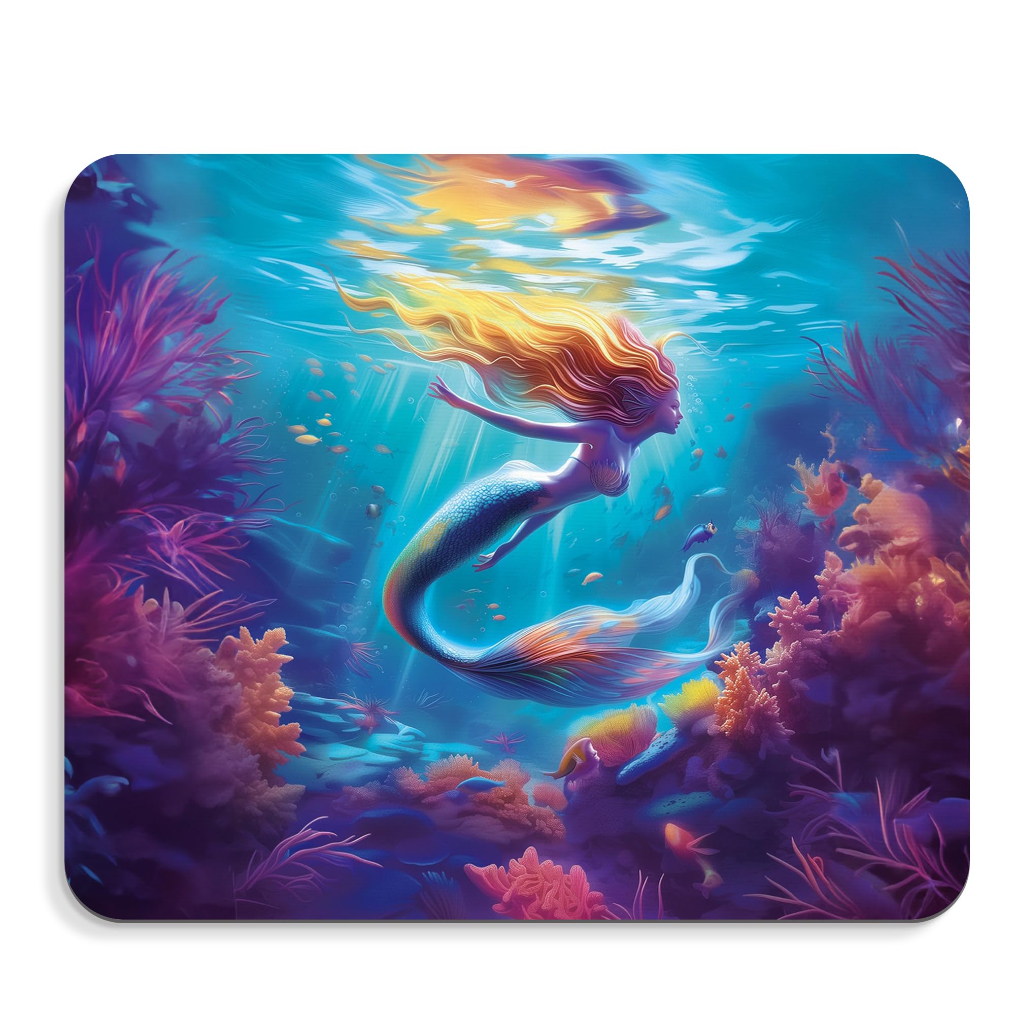 Amazon.com: BAYOGITA Mermaid Mouse Pad - Mermaid Decor, Mermaid Table ...