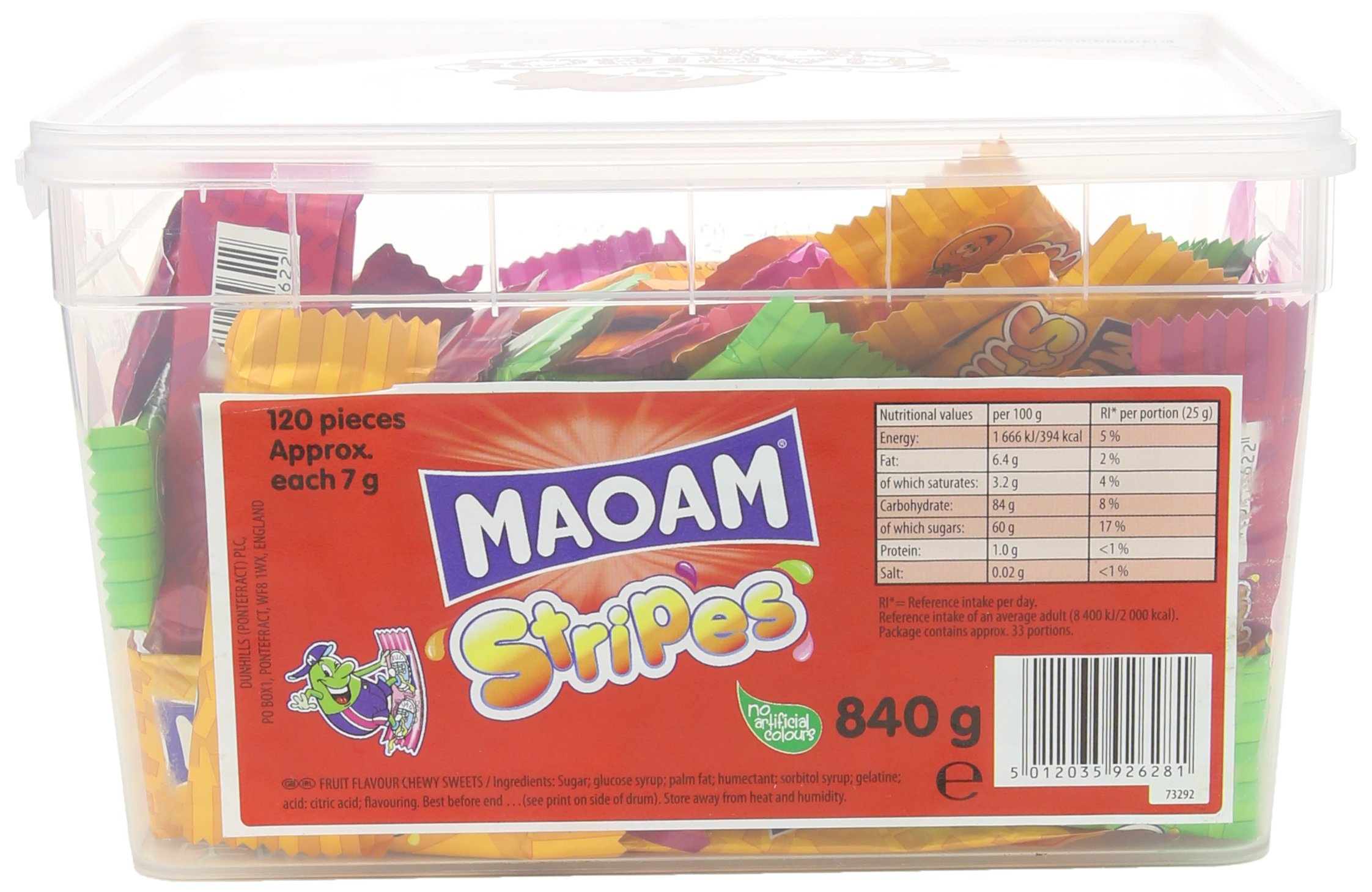 Buy MaoamStripes - Fruit Flavour Chew 120 Tub Online at desertcartINDIA