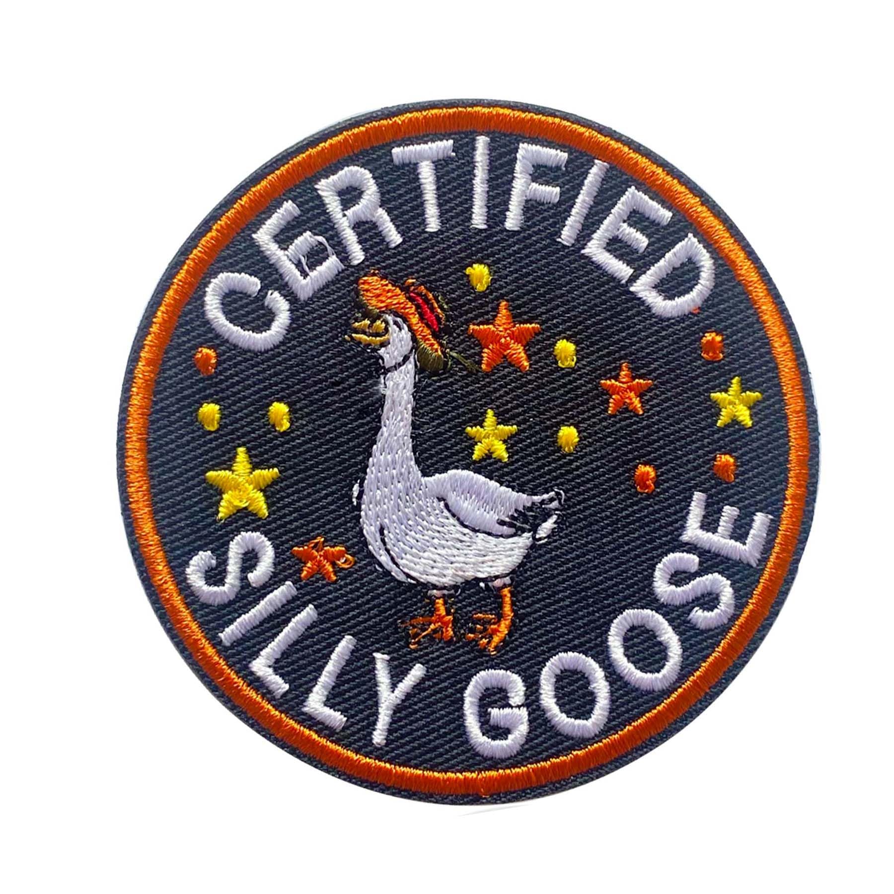 Amazon.com: AMZAOMNN Funny Goose Hook and Loop Patch，Embroidered Hook ...