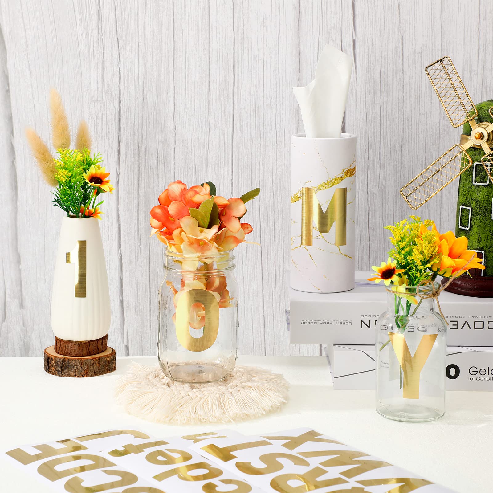 Snapklik.com : Chinco 232 Pieces 24 Sheets Letter Stickers Large ...