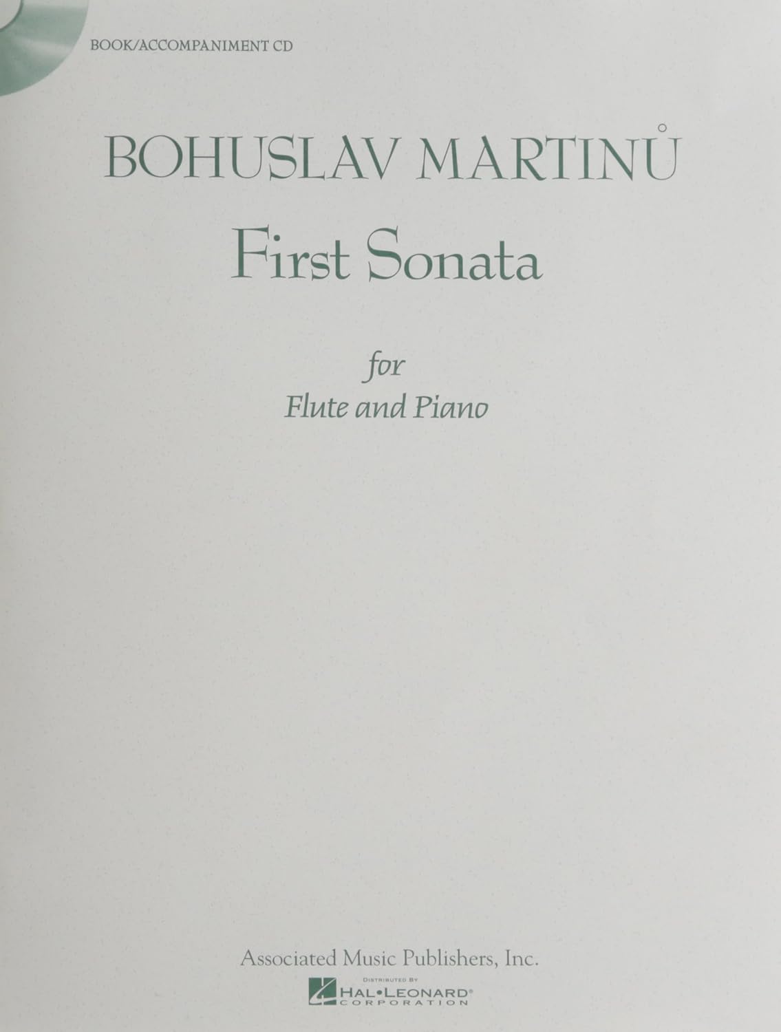 Amazon.com: Bohuslav Martinu - First Sonata for Flute and Piano: With ...