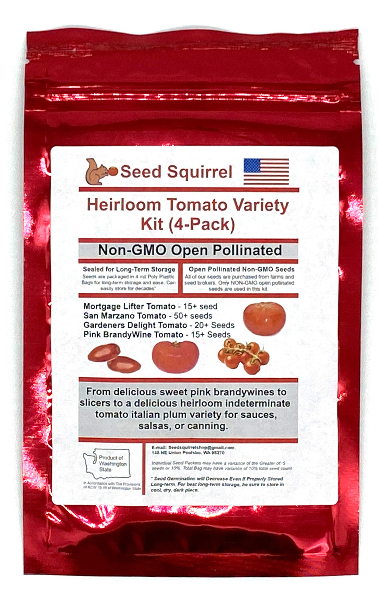 Beefsteak Tomato Seeds Heirloom Tomato Variety Pack Seeds - Survival ...