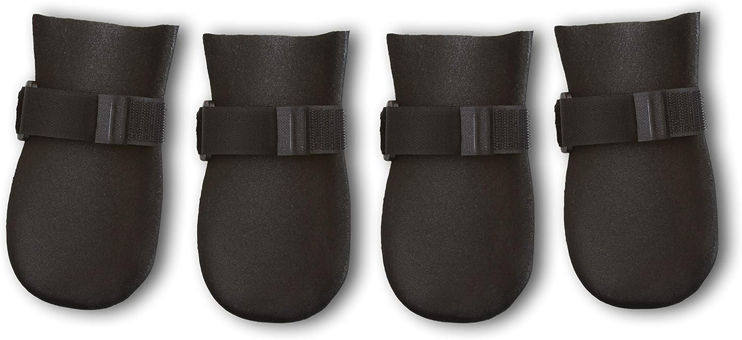 Amazon.com: Ultra Paws - PawTectors Waterproof Boots - Black - Medium ...