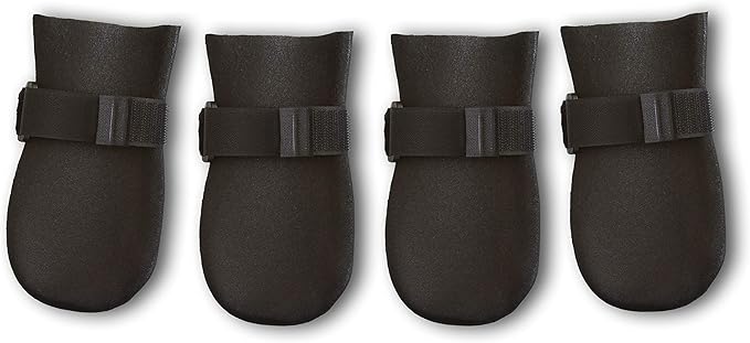 Amazon.com: Ultra Paws - PawTectors Waterproof Boots - Black - Medium ...