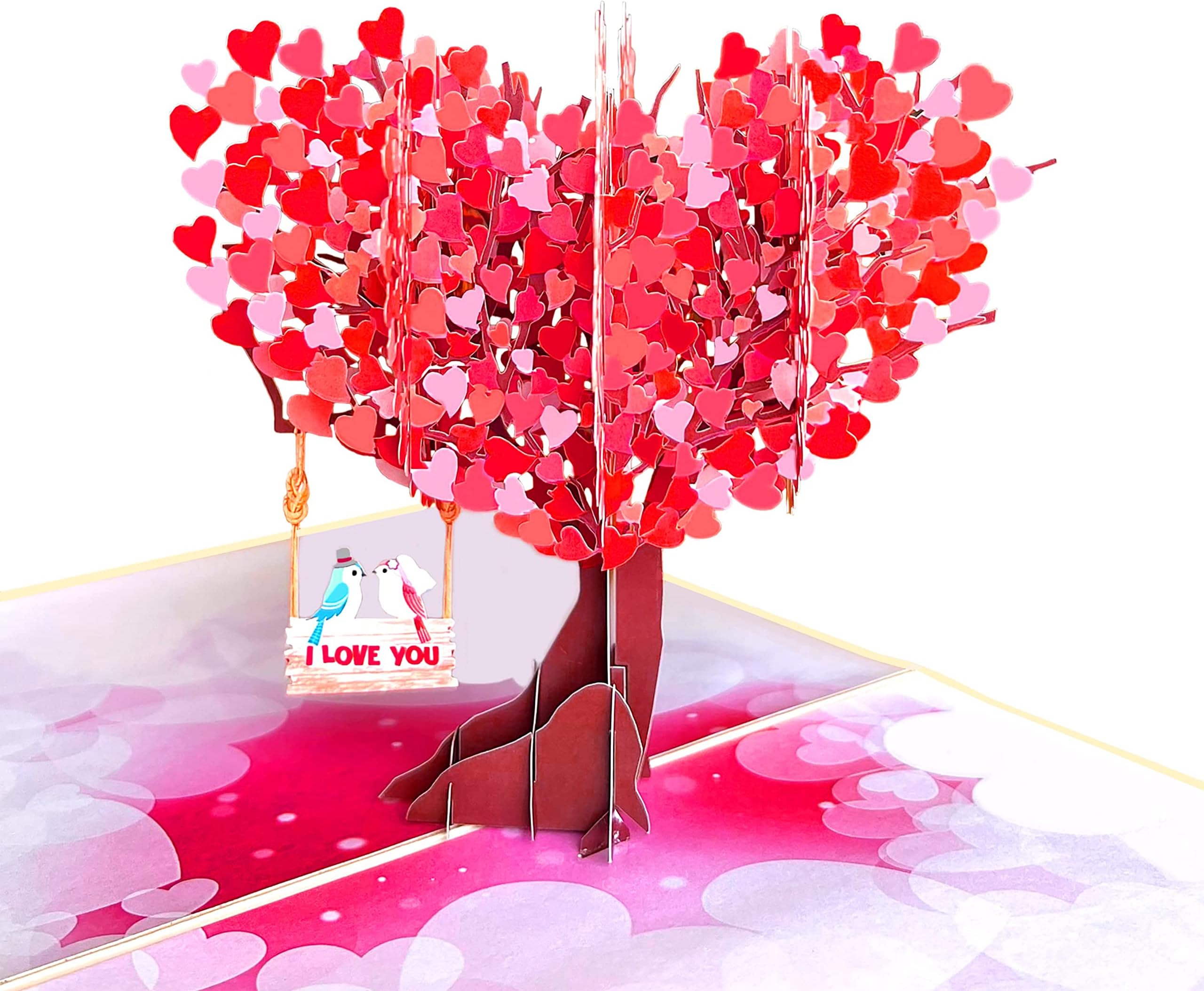 QuindaUK Valentines Day Pop Up Card for Significant Other, 3D ...