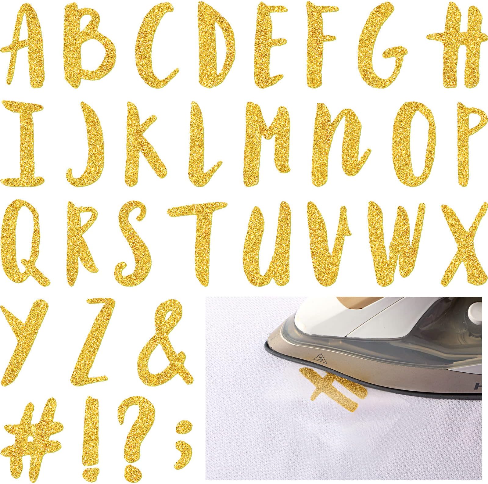 Amazon.com: 279 Pieces Graduation Iron on Letters 1.5 Inch A-Z Flock ...