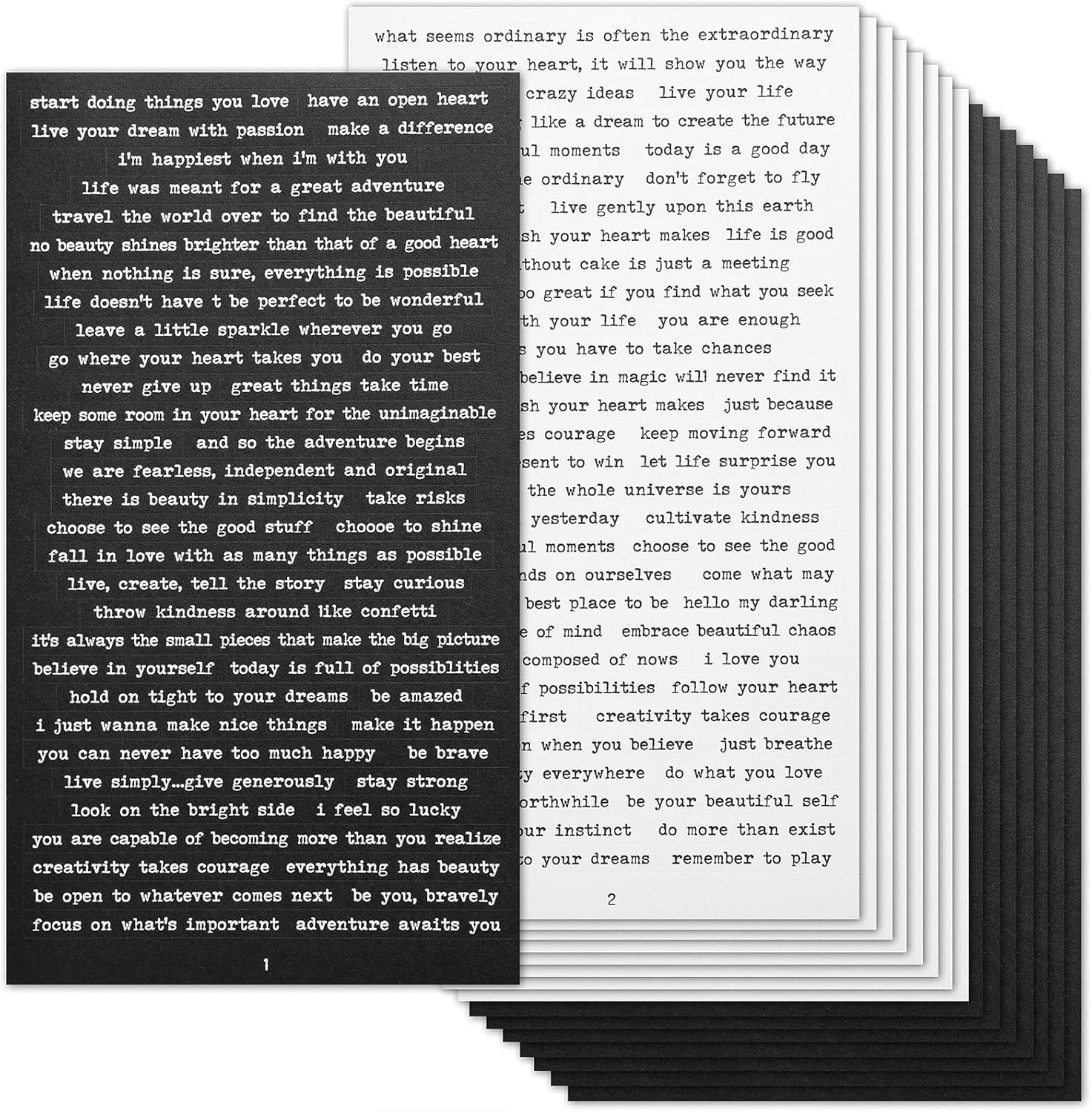 Amazon.com: 16 Sheets Quote Stickers for Scrapbooking Supplies,Dwpetzo ...