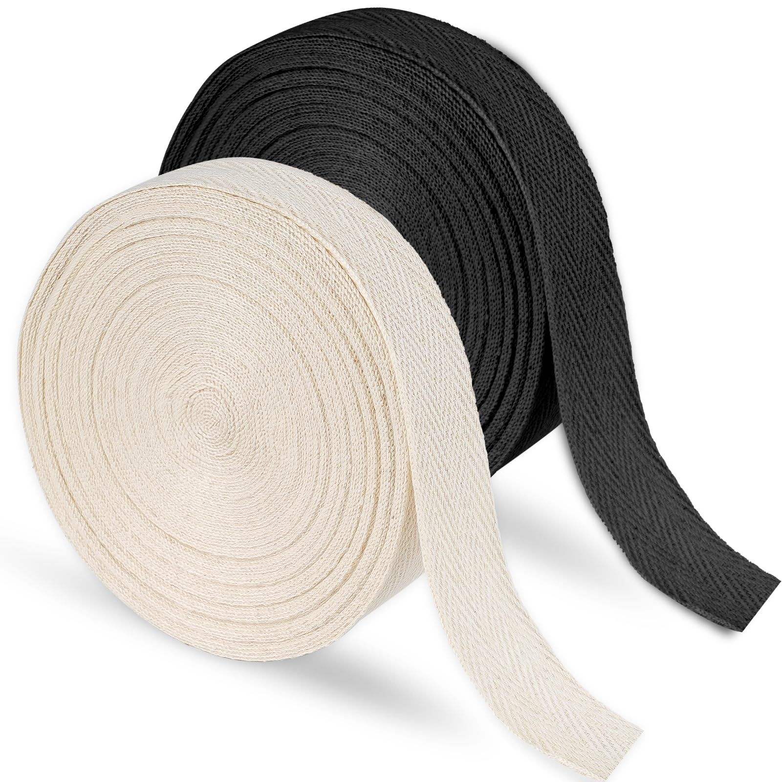 Vaktop 2 Rolls Bias Binding Tape, Cotton Tape 30 m x 20 mm, Cotton ...