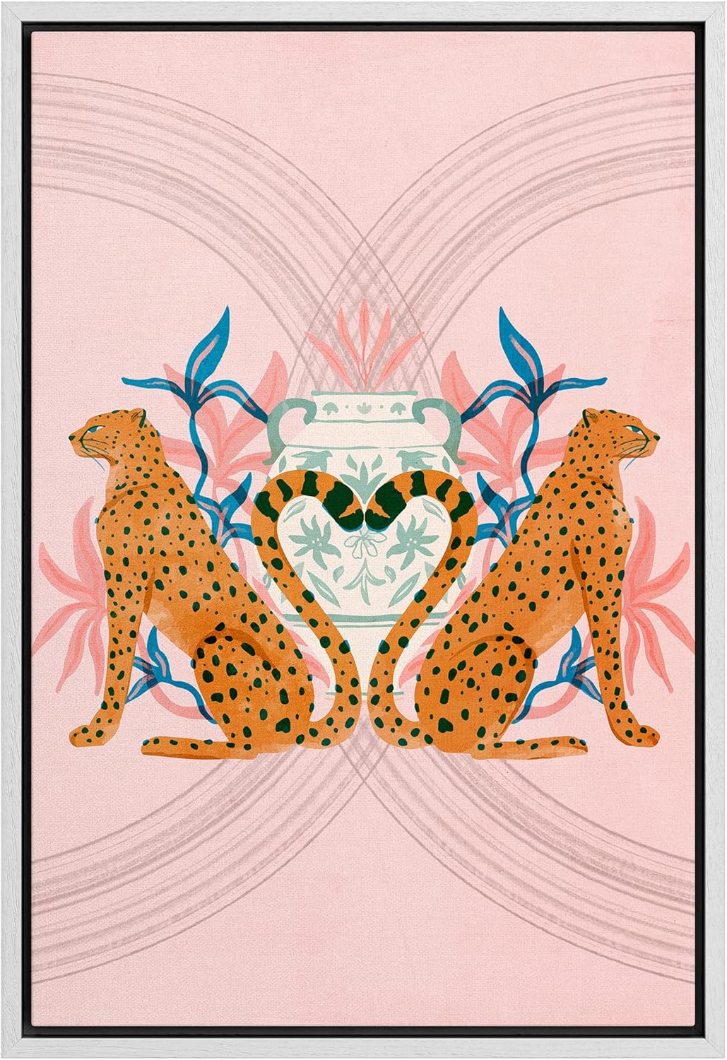 Amazon.com: SIGNWIN Framed Canvas Print Wall Art Preppy Room Decor ...