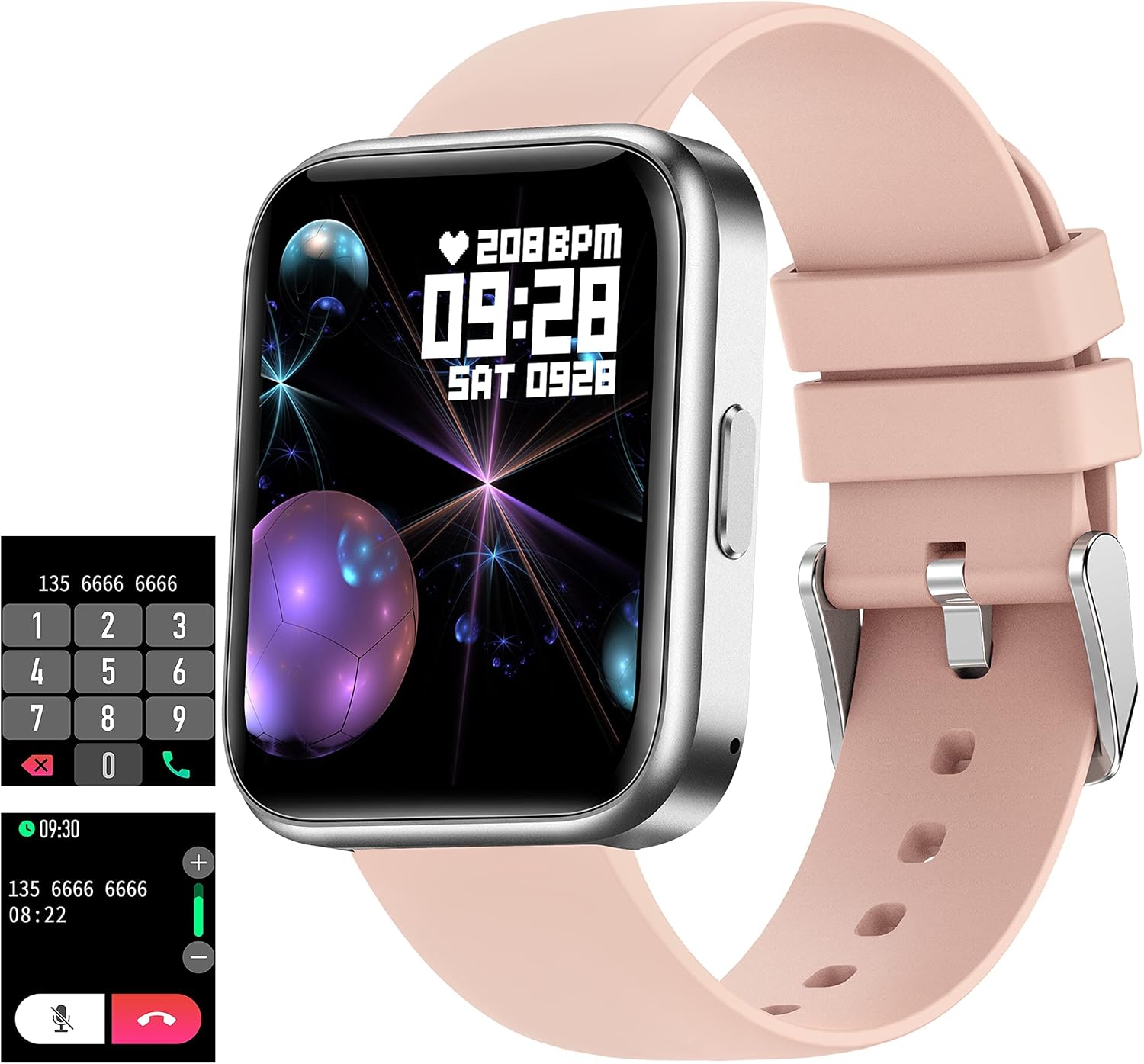 findtime Smartwatch Calling with Speaker, Calorie Counter Bracelet ...