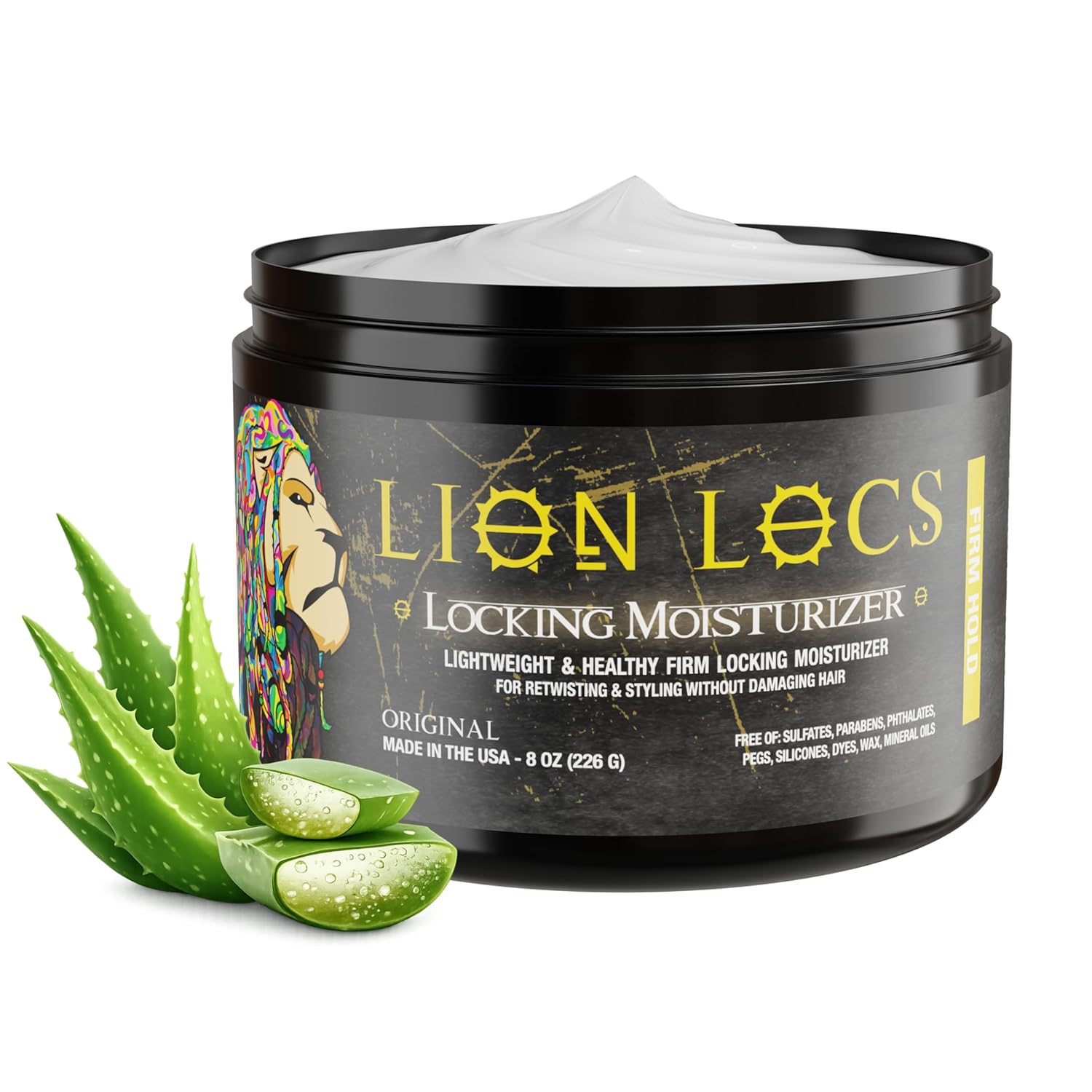 Amazon.com : Lion Locs Dreadlock Locking Gel for Retwists & Braids ...