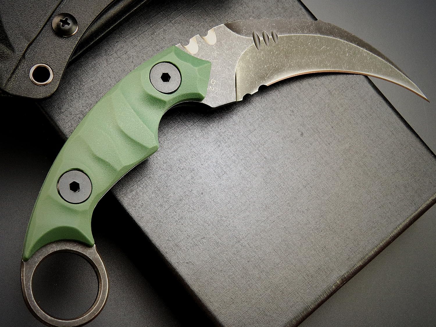 Snapklik.com : Ccanku C1691N Fixed Blade Knife,D2 Steel Nylon ...