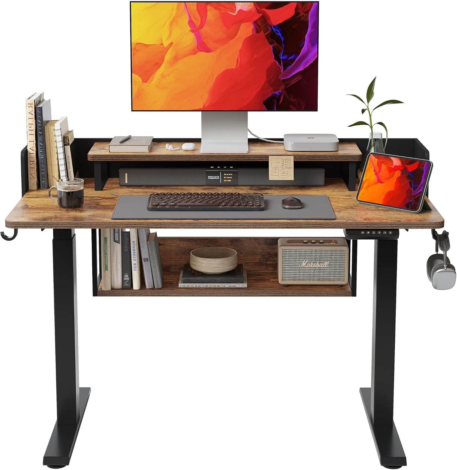 Buy FEZIBO 48x24 Inches Standing Desk Adjustable Electric Height with ...
