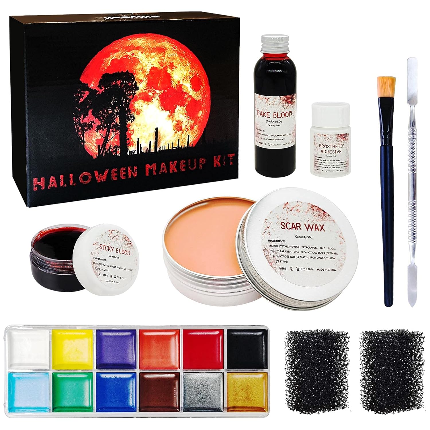 Amazon.com: Professional Halloween SFX Special Effects Makeup Kits ...