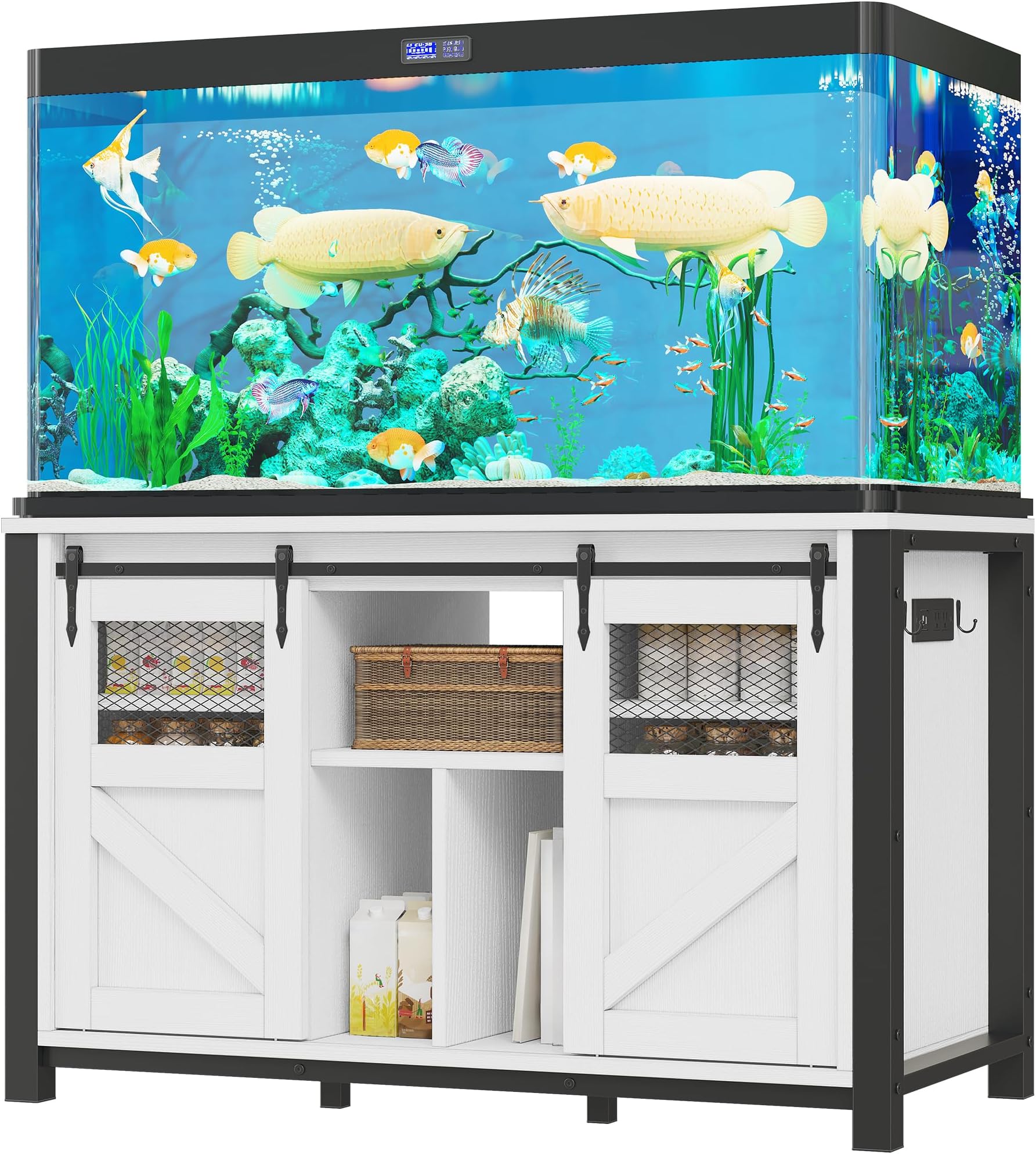 Amazon.com: unipaws Heavy Duty Fish Tank Stand, 55-75 Gallon Aquarium ...