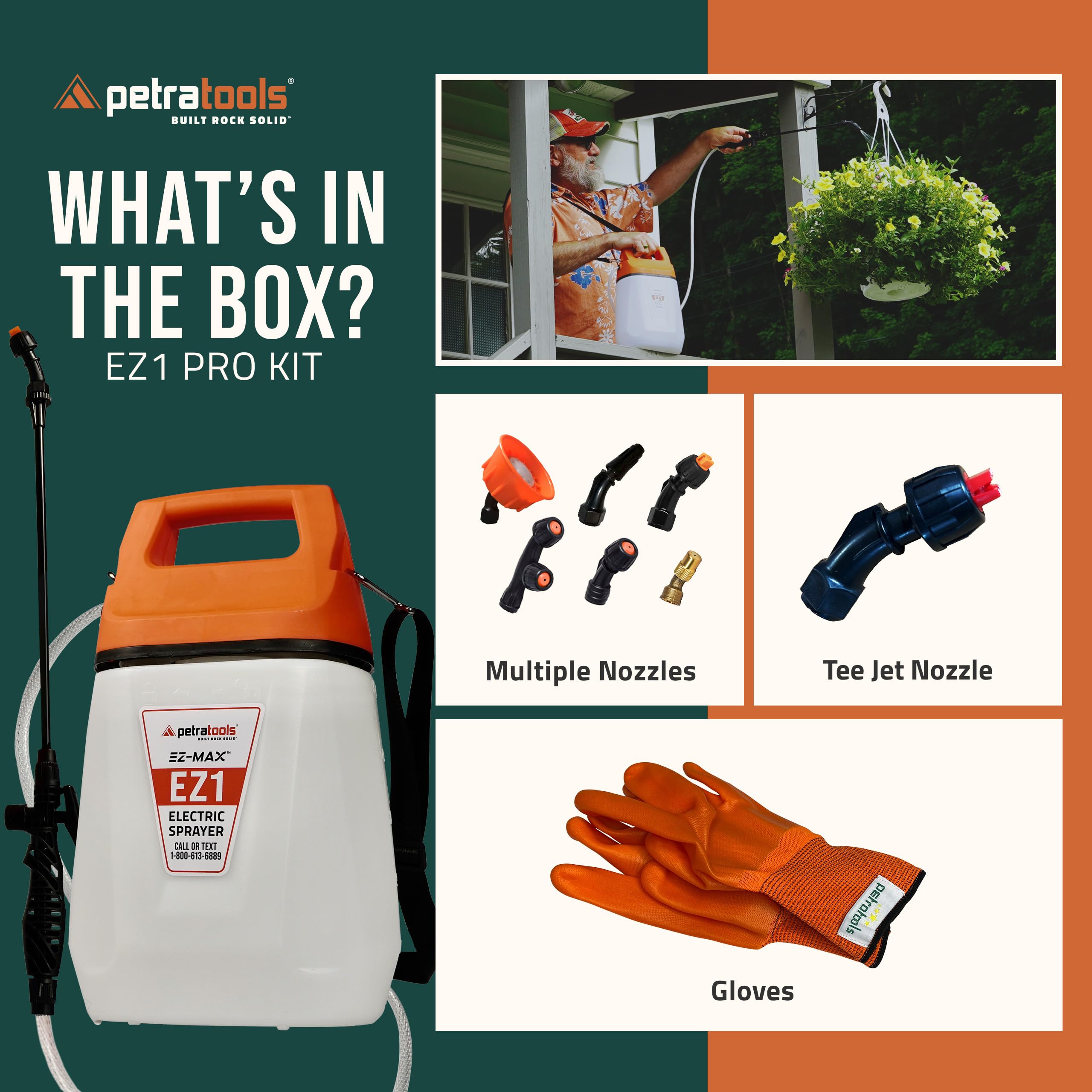 Echo Motorized Backpack Sprayer Petra 4 Gallon Battery Powered