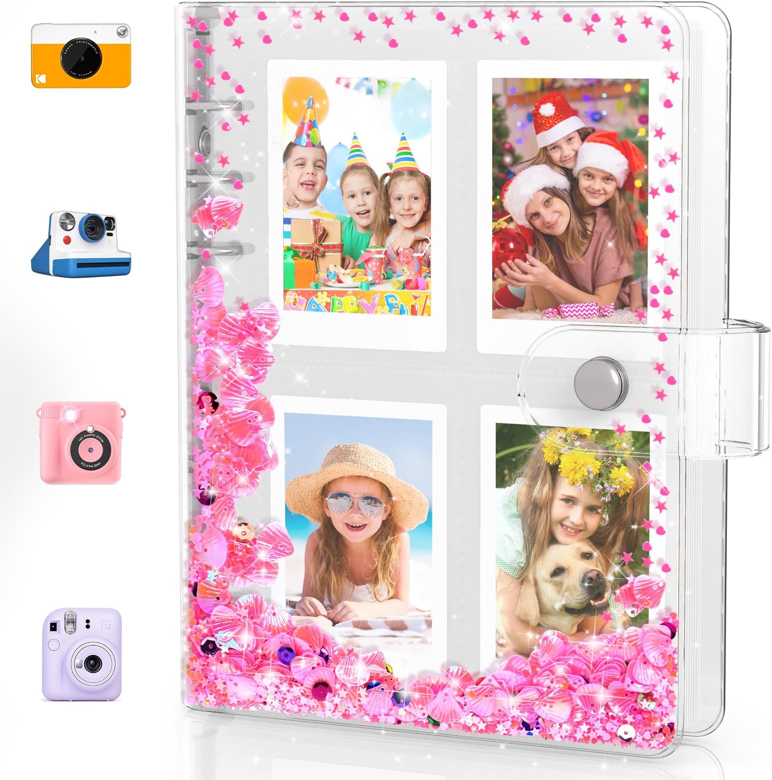 Amazon.com: Veicevol Photo Album with Writing Space for Fujifilm Instax ...