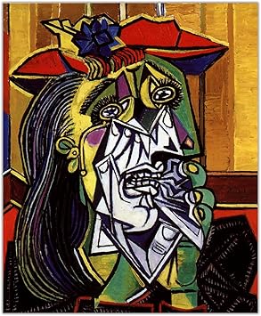 Amazon.com: Pablo Picasso Wall Art - Weeping Woman Picasso Poster - The ...