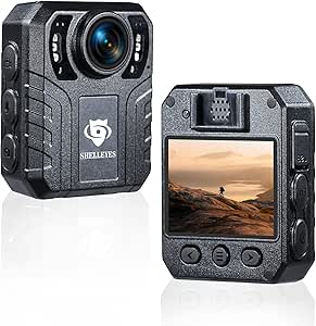 Amazon.com: SHELLEYES S1 1296P Sport Body Camera with 2 Inch Display ...