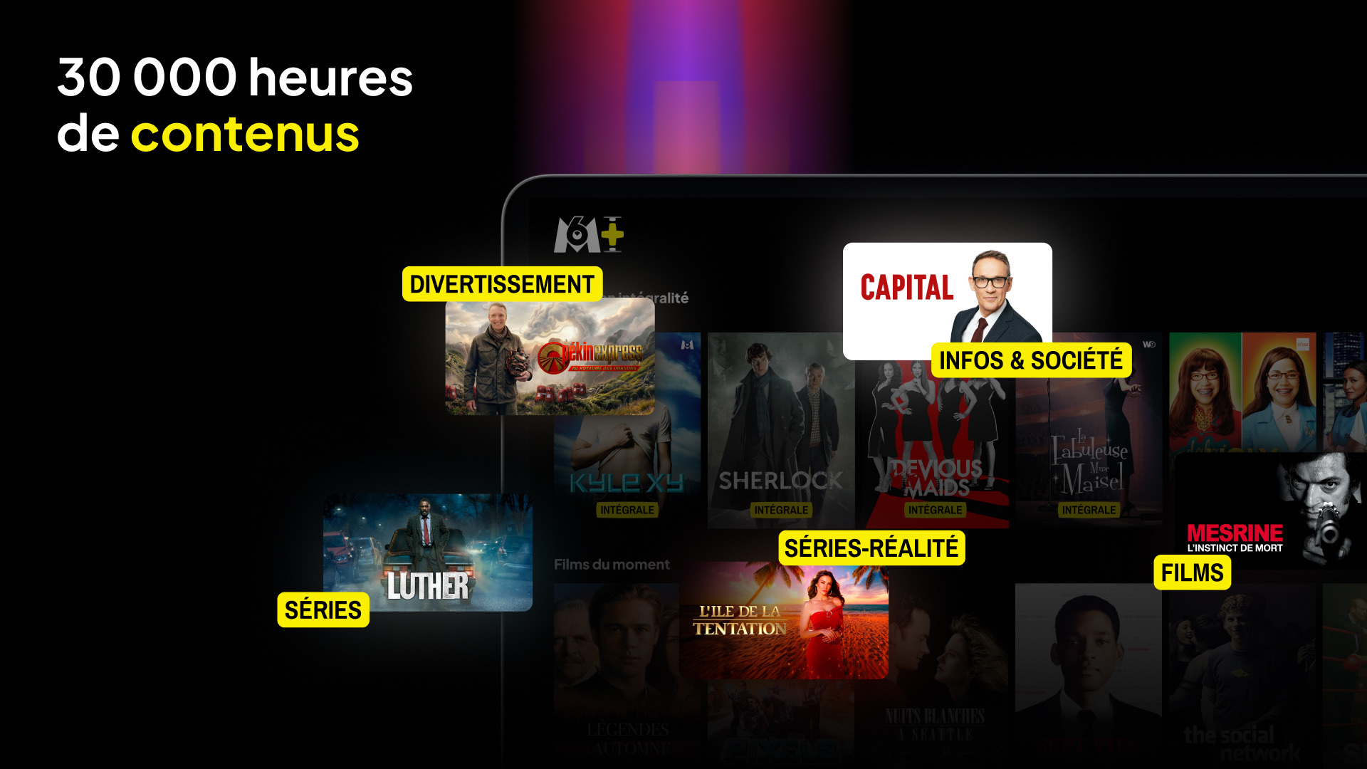 M6+ : Tv replay & streaming - Application sur Amazon Appstore