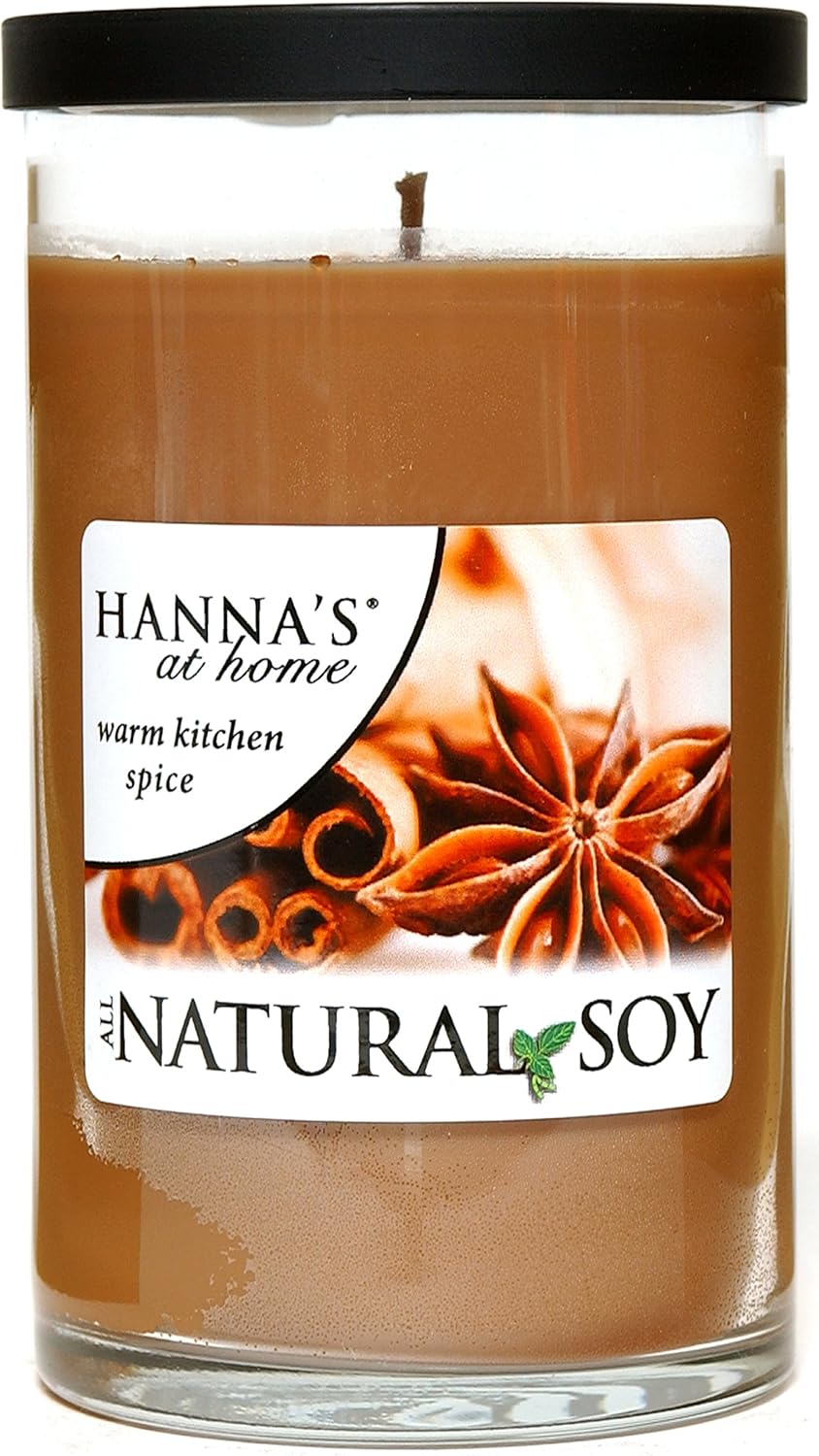 Amazon.com: Hanna's Candle Company 102016 at Home Natural Soy Warm ...