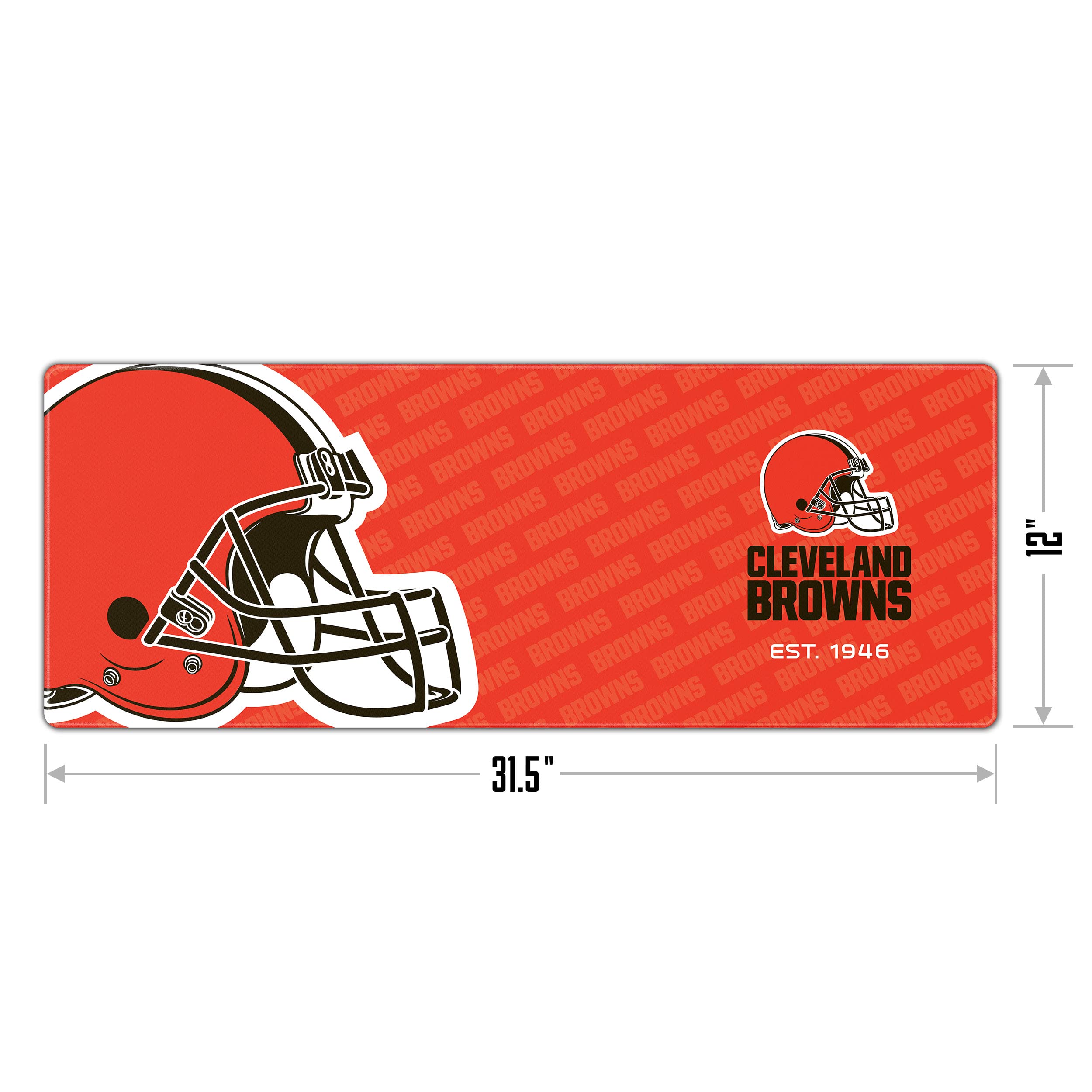 Snapklik.com : NFL Cleveland Browns Logo Series Desk Pad SMU