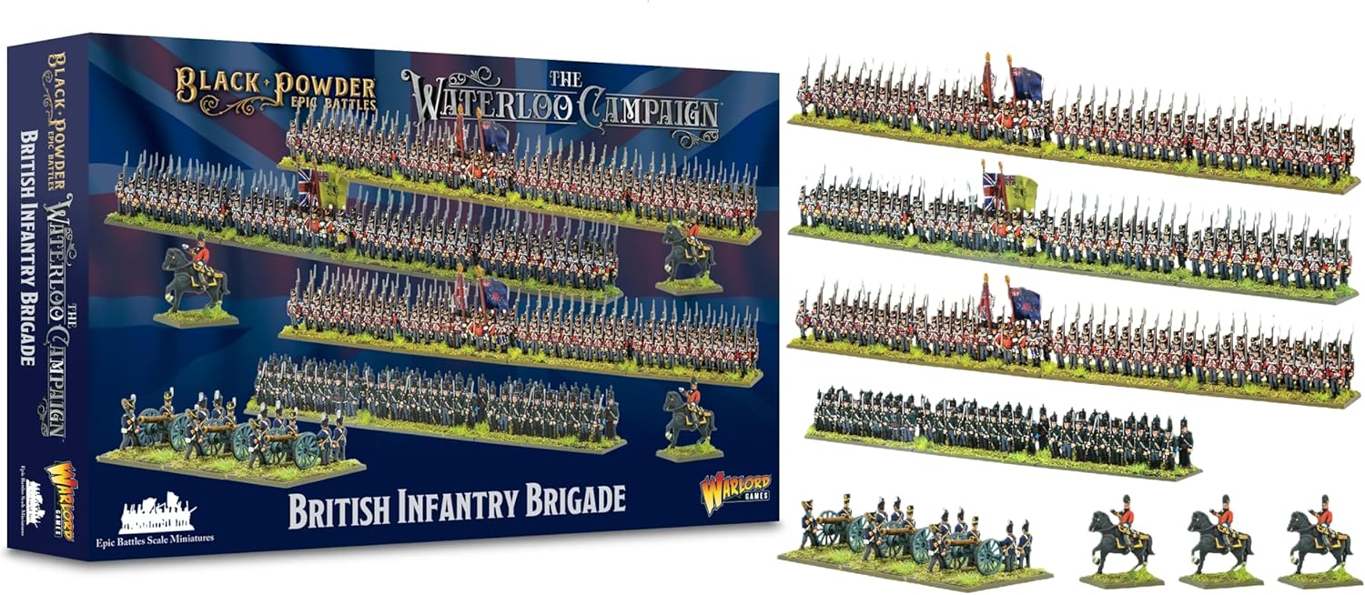 Amazon.com: Warlord Black Powder Epic Battles Waterloo: British ...