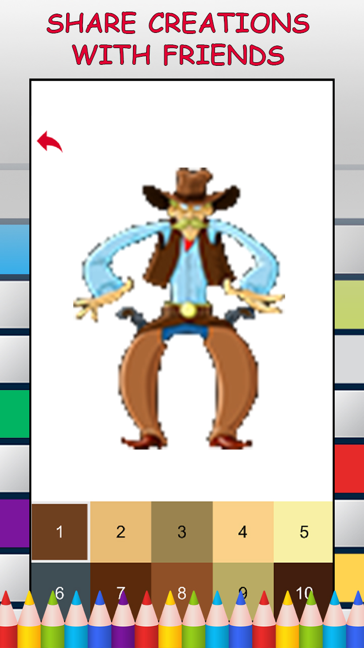 Buy Cowboys Color by Number - No Ads Pixel Art Game - Coloring Book ...