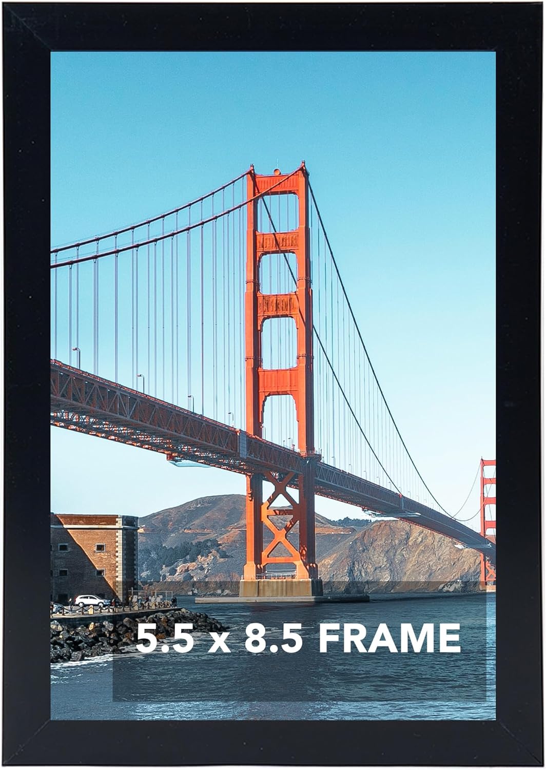 Amazon.com - OMISHE 5.5x8.5 inch Picture Frame Black for Wall Hanging ...