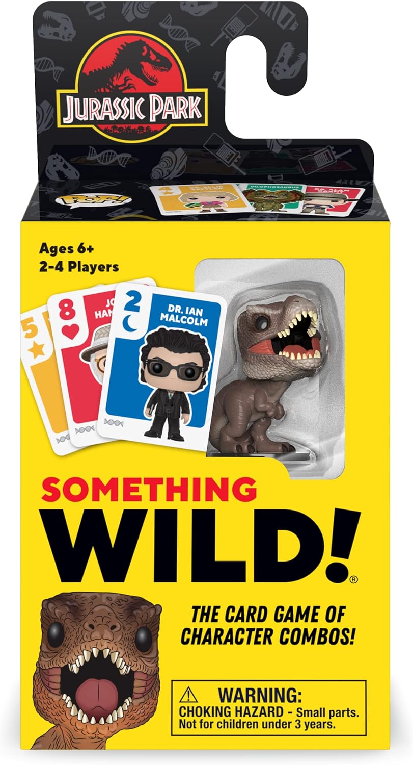 Amazon.com: Funko Something Wild! Jurassic Park with T. rex Pocket Pop ...