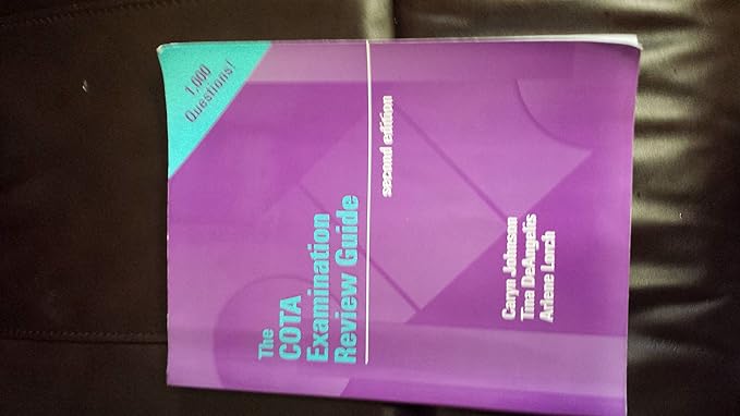 The COTA Examination Review Guide (Book with CD-ROM): 9780803608443 ...